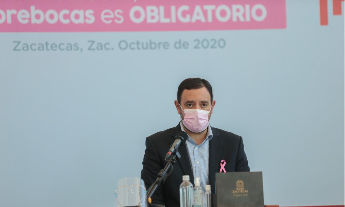 Zacatecas a punto de regresar al confinamiento: Tello.